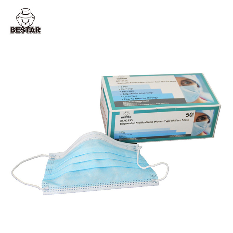 SBPP NonWoven Fabric Disposable Face Mask Type I With Ear Loop